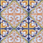 HP-512 | Hand Painted Tile | Mizner Tile Studio