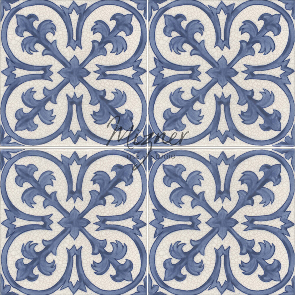 HP-532 Hand Painted Tile | Mizner Tile Studio